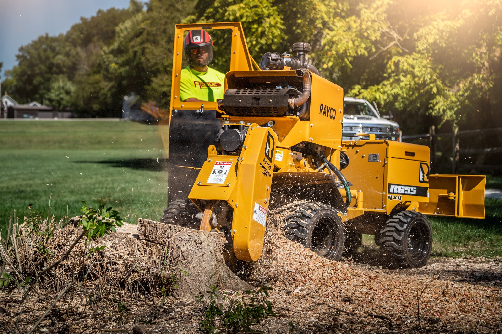 Rayco RG55 Stump Cutter — Cal Turf